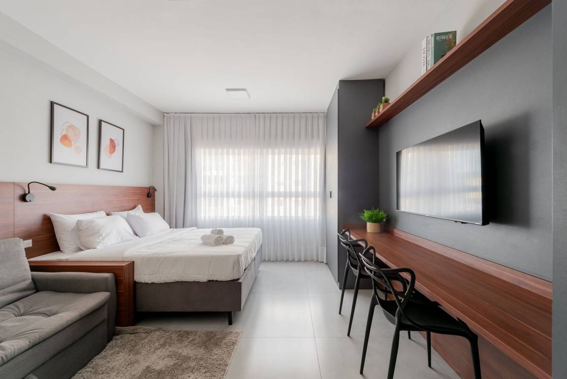 25 M² Apartamento ∙ 1 Quarto ∙ 3 Hóspedes - Canoas