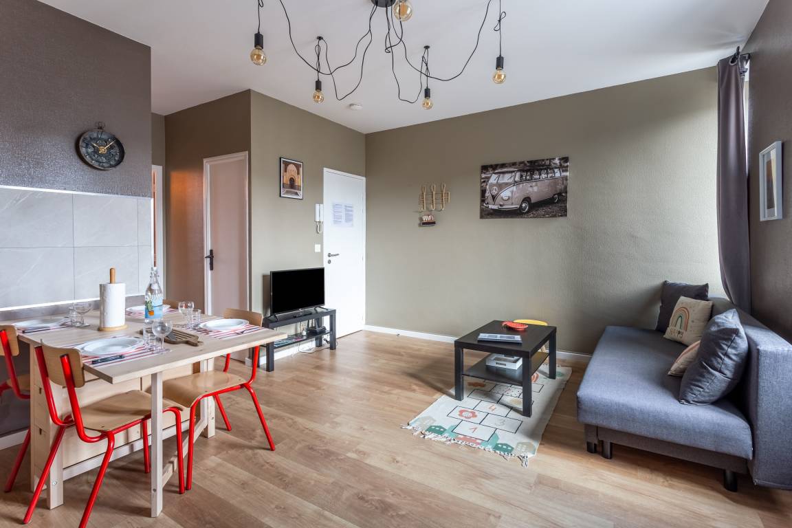 30 M² Appartement ∙ 1 Slaapkamer ∙ 4 Gasten - Saint-Coulomb
