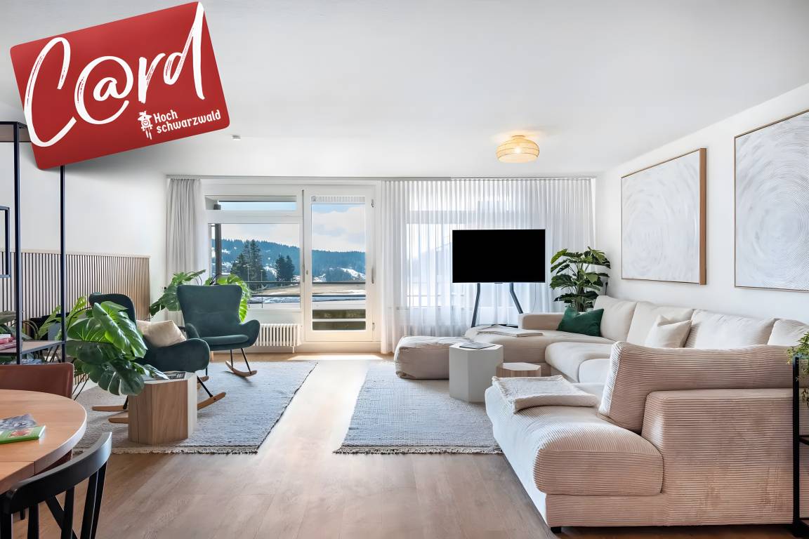 90 M² Ferienwohnung ∙ 2 Schlafzimmer ∙ 6 Gäste - Feldberg (Schwarzwald)