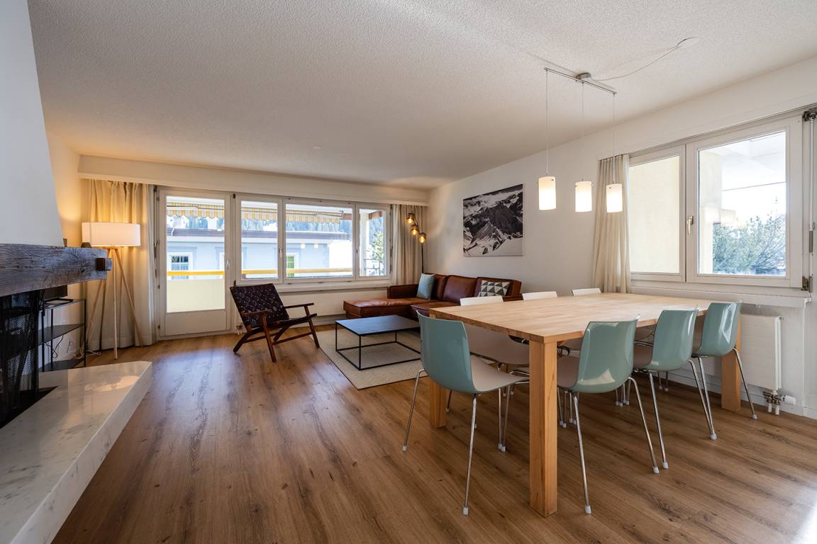 105 M² Apartment ∙ 3 Bedrooms ∙ 7 Guests - Klosters-Serneus