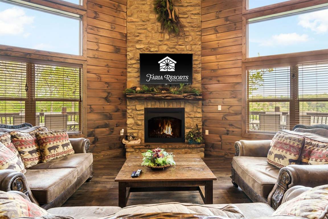 325 M² Cabin ∙ 7 Bedrooms ∙ 18 Guests - Kimberling City, MO