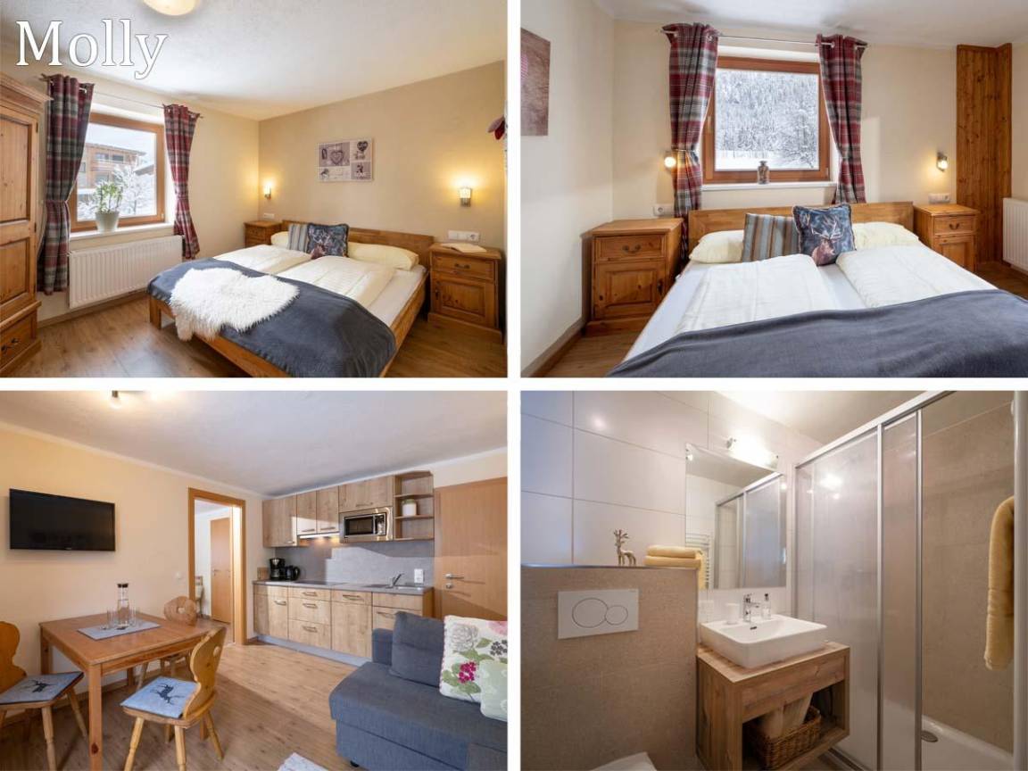 37 M² Appartement ∙ 1 Slaapkamer ∙ 4 Gasten - Waidring