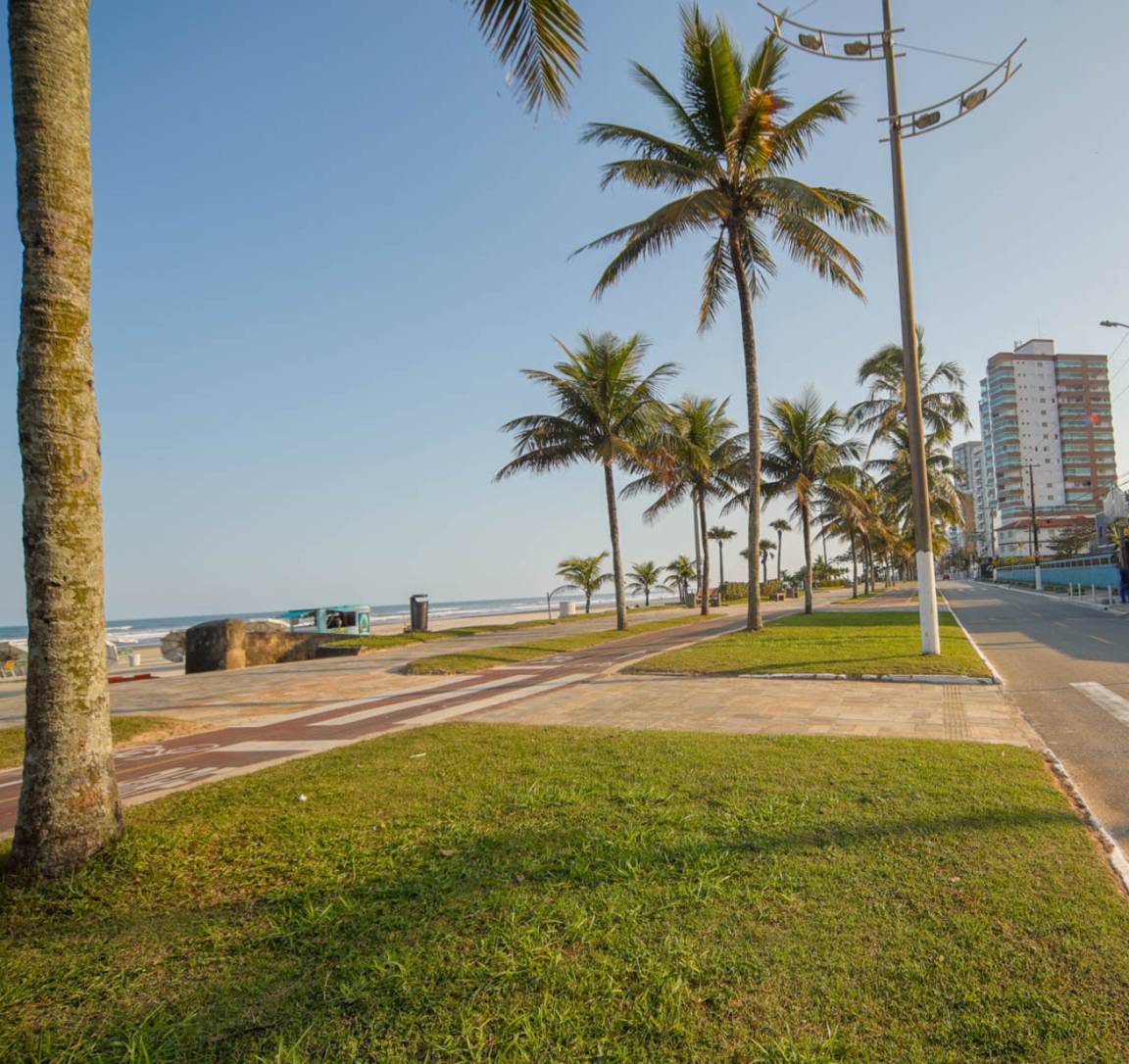 30 M² Apartamento ∙ 1 Habitación ∙ 4 Huéspedes - Praia Grande