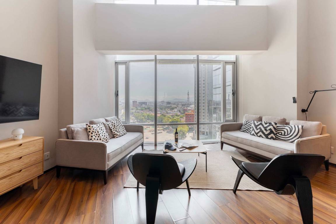Apartamento ∙ 3 Habitaciones ∙ 8 Huéspedes - Mexico Distrito Federal