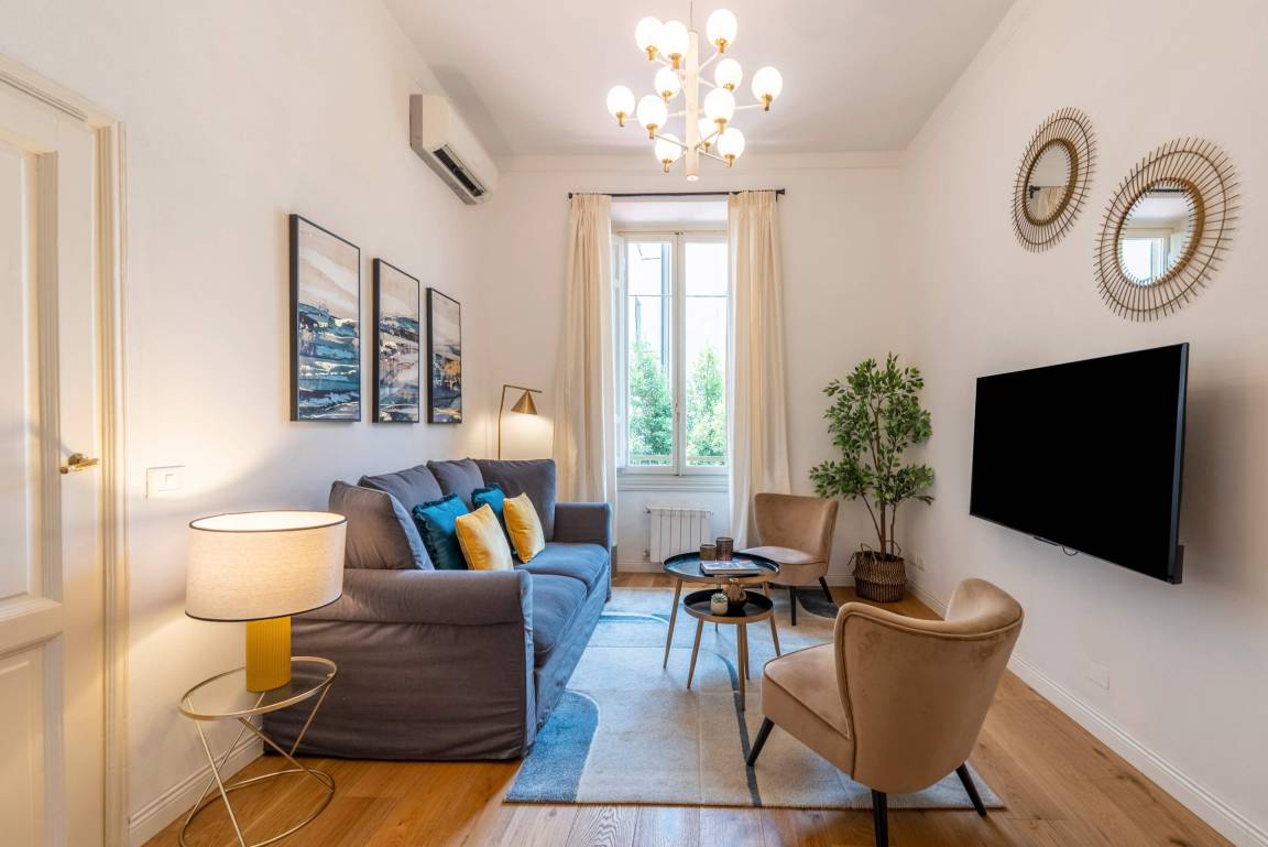 80 M² Ferienwohnung ∙ 2 Schlafzimmer ∙ 4 Gäste - Florenz