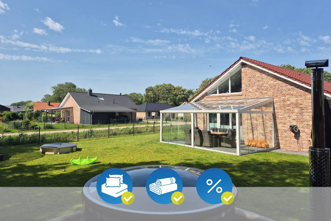 110 M² Ferienhaus ∙ 2 Schlafzimmer ∙ 4 Gäste - Stadland