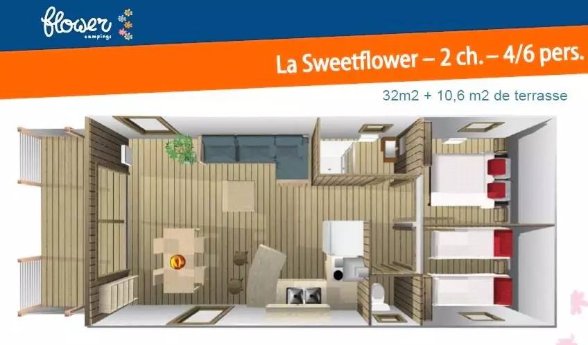 32 M² Mobil-home ∙ 2 Chambres ∙ 5 Personnes - Quinson