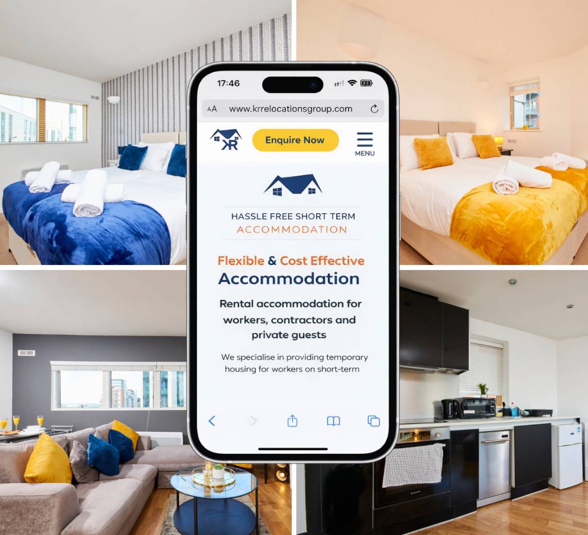 70 M² Apartamento ∙ 2 Quartos ∙ 4 Hóspedes - Leeds