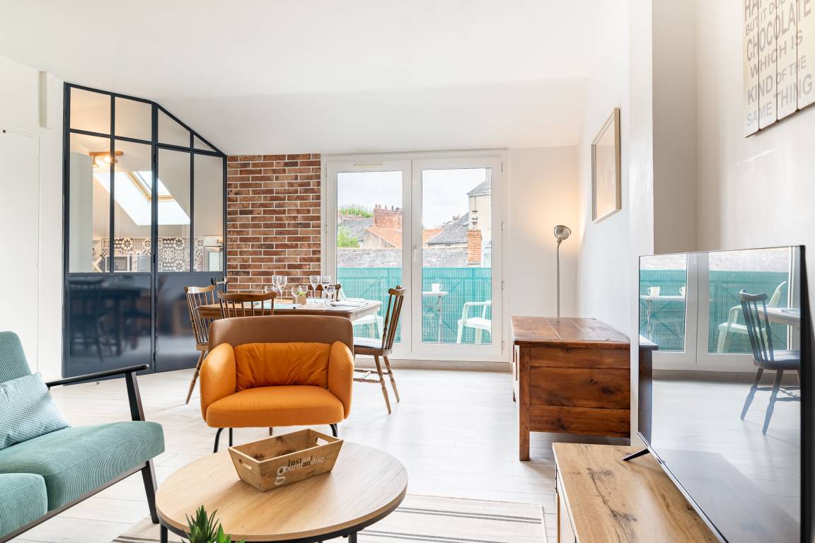 58 M² Ferienwohnung ∙ 2 Schlafzimmer ∙ 4 Gäste - Orvault