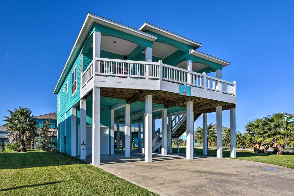 138 M² House ∙ 3 Bedrooms ∙ 10 Guests - Crystal Beach, Texas