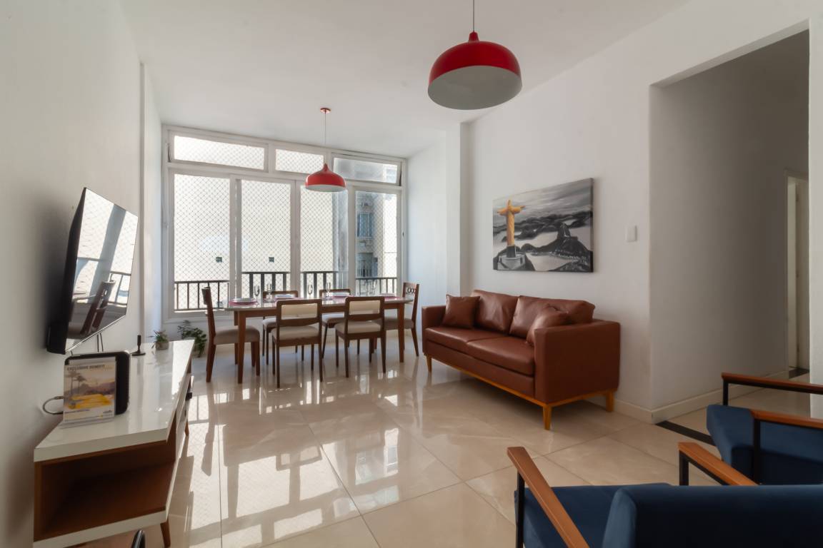110 M² Apartamento ∙ 4 Quartos ∙ 8 Hóspedes - Rio de Janeiro