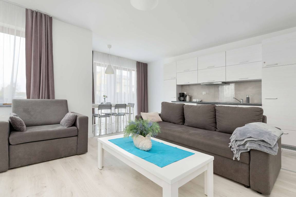 Apartament ∙ 1 Sypialnia ∙ 5 Gości - Łeba