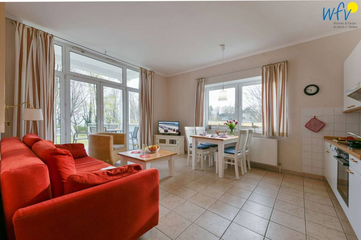 40 M² Ferienwohnung ∙ 1 Schlafzimmer ∙ 2 Gäste - Göhren