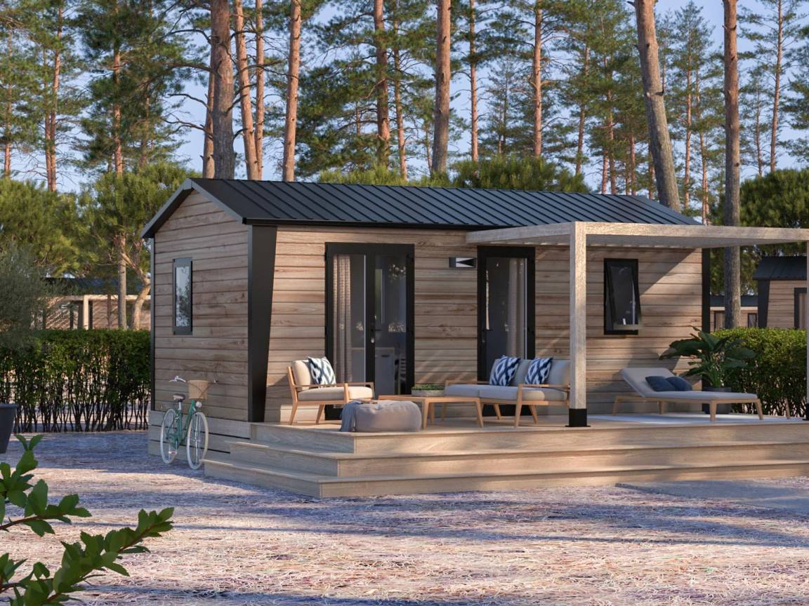 35 M² Mobilheim ∙ 3 Schlafzimmer ∙ 6 Gäste - Privas