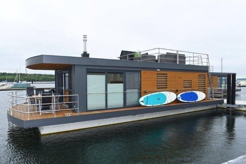 45 M² Hausboot ∙ 2 Schlafzimmer ∙ 6 Gäste - Sachsen