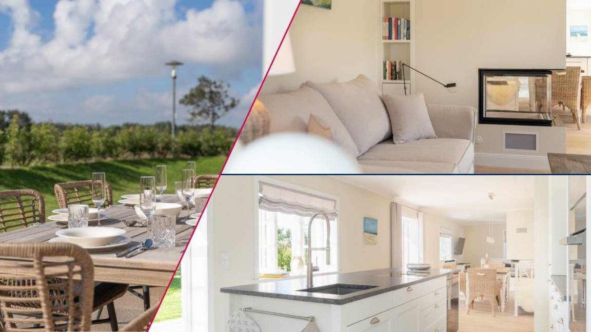 131 M² Ferienhaus ∙ 3 Schlafzimmer ∙ 6 Gäste - Norddorf