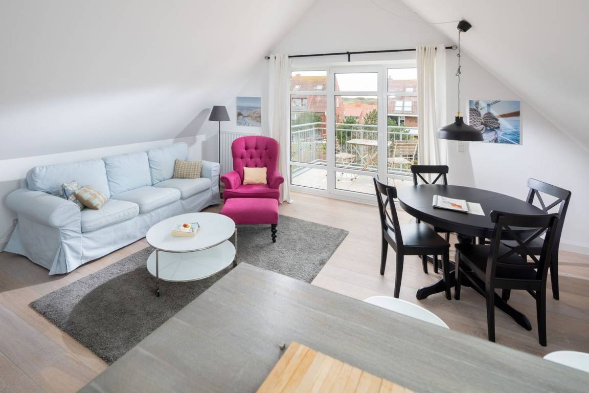 60 M² Ferienwohnung ∙ 1 Schlafzimmer ∙ 2 Gäste - Juist