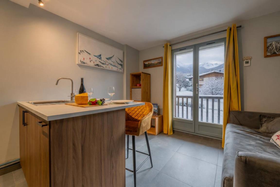20 M² Studio Flat ∙ 3 Guests - Les Houches