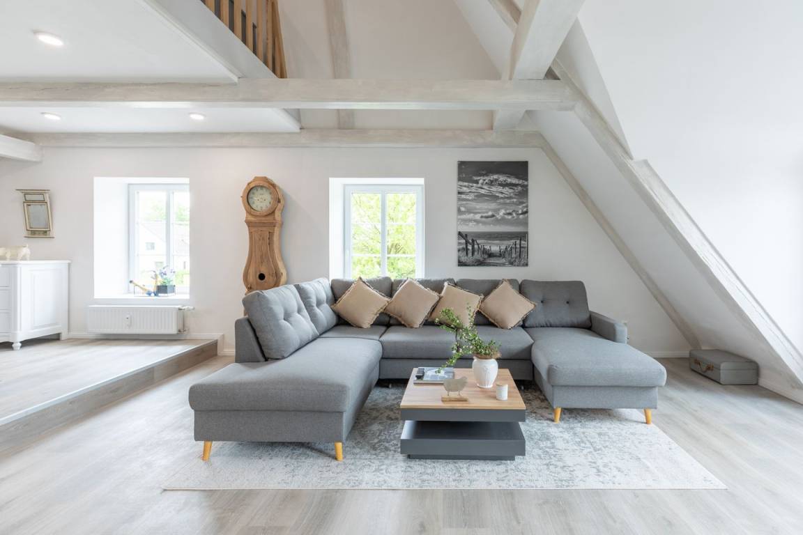 105 M² Ferienwohnung ∙ 1 Schlafzimmer ∙ 4 Gäste - Bordelum