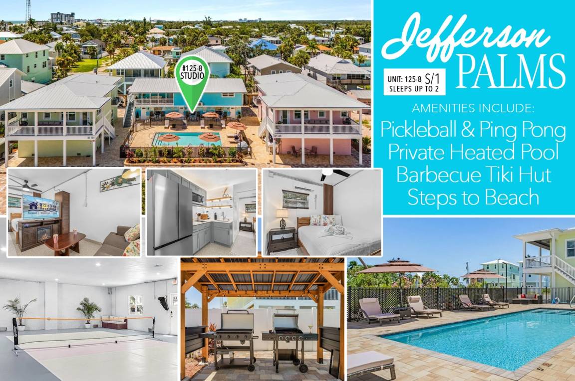 47 M² Ferienhaus ∙ 1 Schlafzimmer ∙ 2 Gäste - Fort Myers Beach, FL