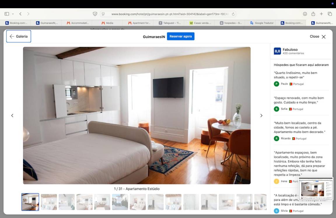 41 M² Apartamento ∙ 1 Habitación ∙ 2 Huéspedes - Guimaraes