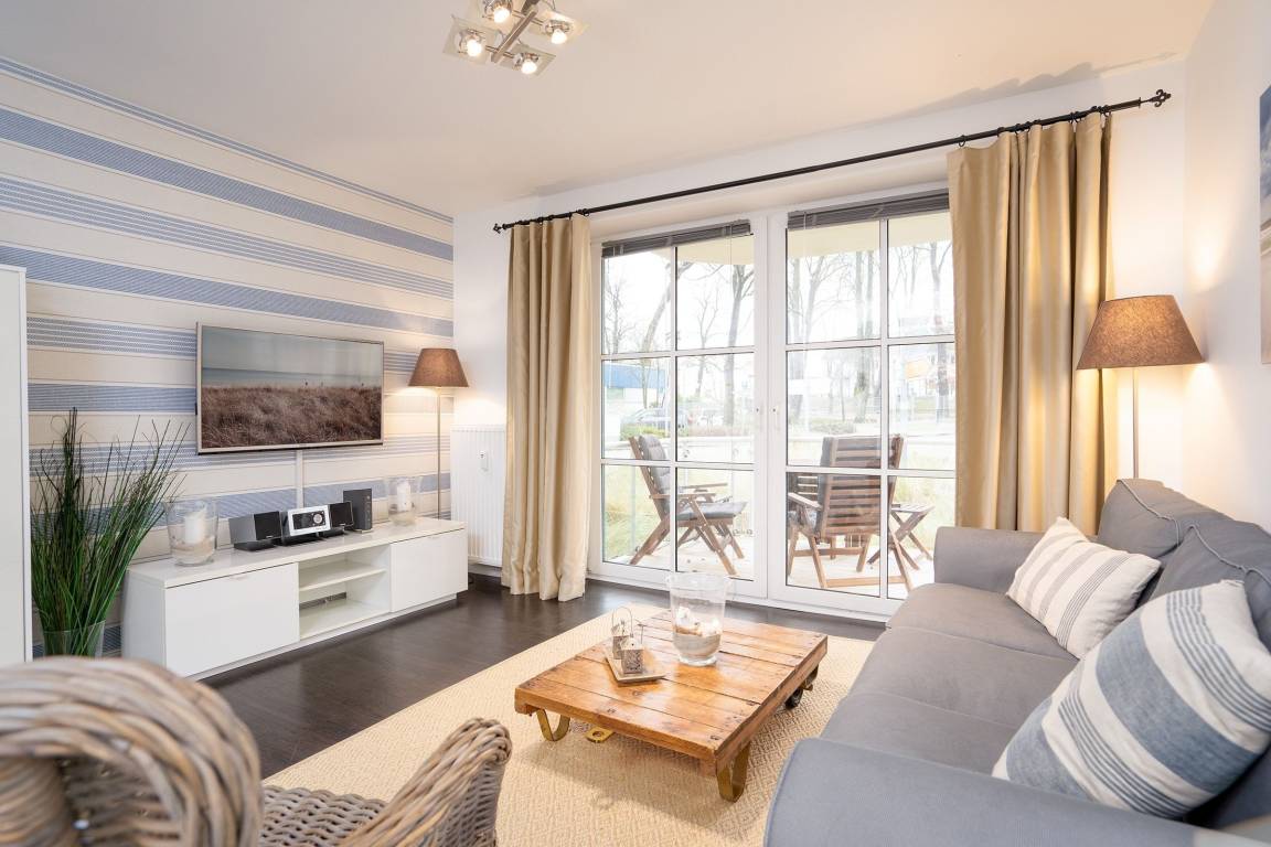59 M² Ferienwohnung ∙ 1 Schlafzimmer ∙ 4 Gäste - Kalkhorst