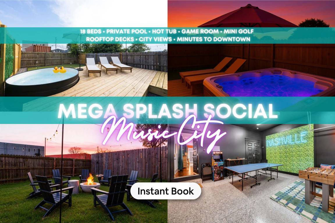 House ∙ 8 Bedrooms ∙ 24 Guests - Nashville, TN