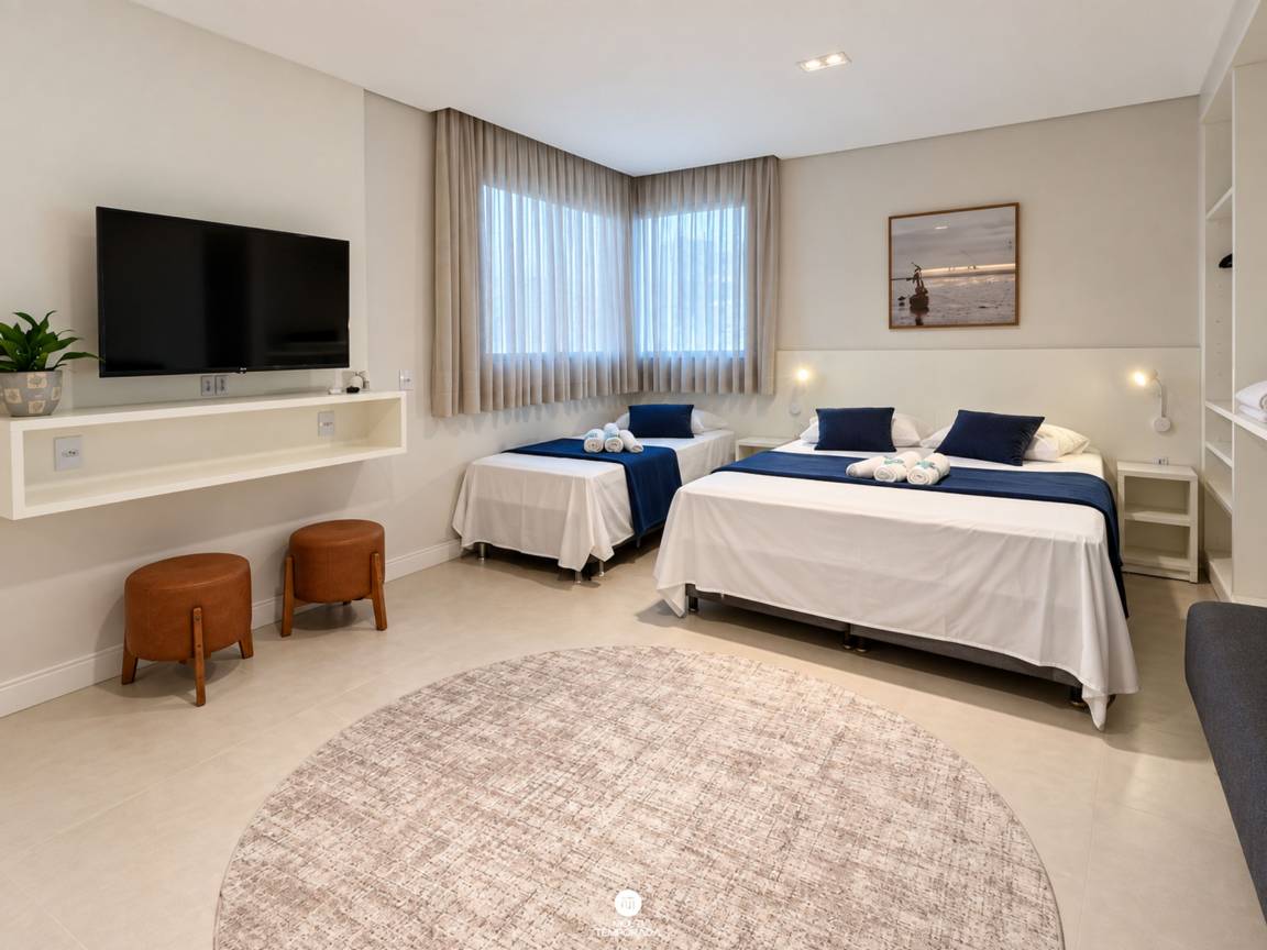 39 M² Apartamento ∙ 1 Quarto ∙ 4 Hóspedes - Penha