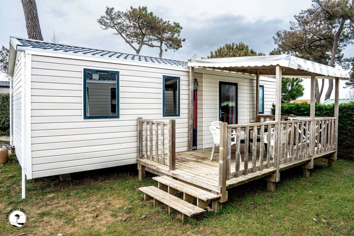 30 M² Camping ∙ 3 Habitaciones ∙ 6 Huéspedes - La Faute-sur-Mer