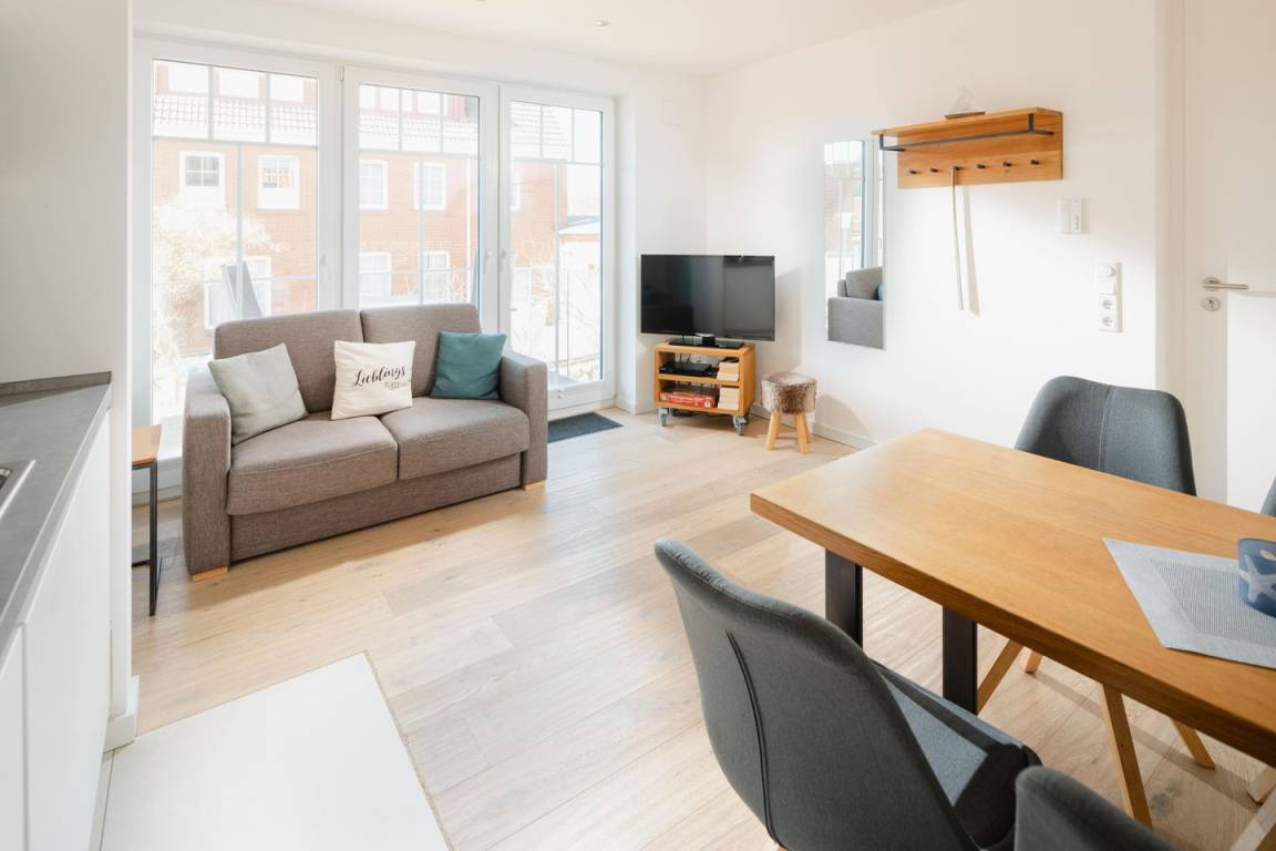 35 M² Ferienwohnung ∙ 1 Schlafzimmer ∙ 2 Gäste - Juist