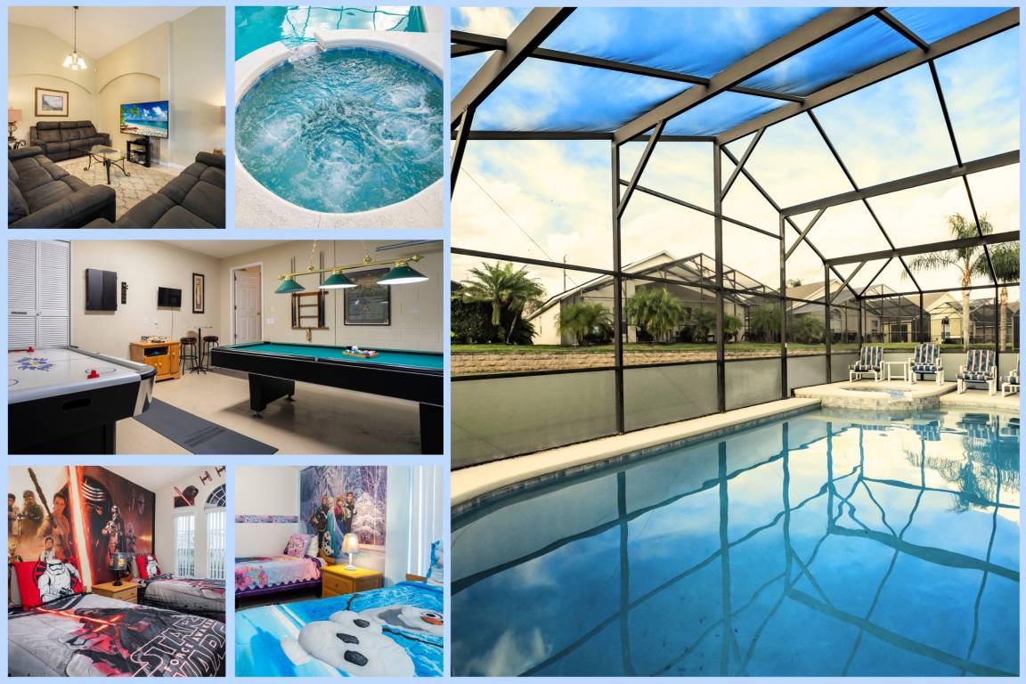 171 M² House ∙ 4 Bedrooms ∙ 8 Guests - Davenport, FL