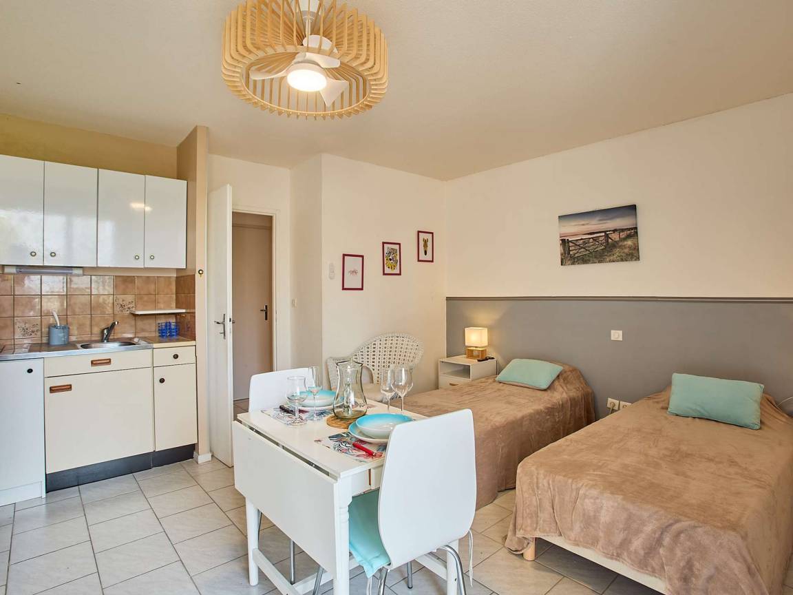 25 M² Studio ∙ 1 Chambre ∙ 2 Personnes - Barbotan les Thermes
