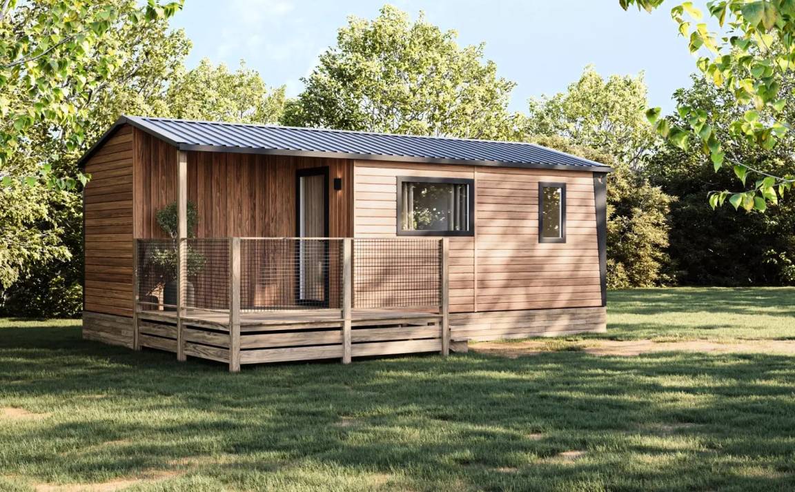 27 M² Mobil-home ∙ 2 Chambres ∙ 4 Personnes - Aveyron