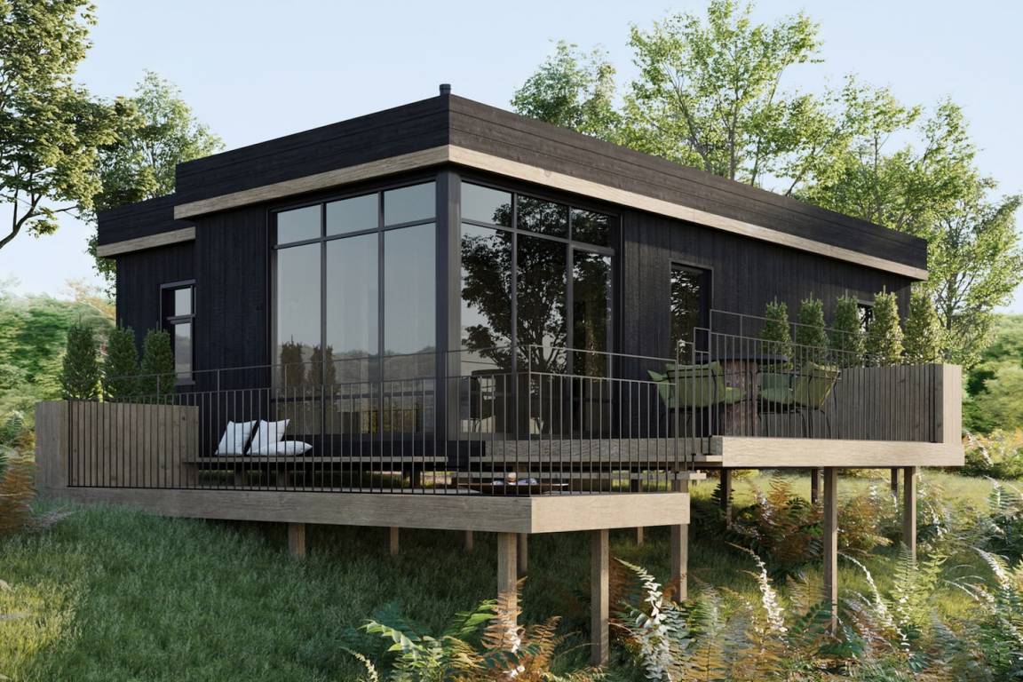 57 M² Chalet ∙ 2 Slaapkamers ∙ 4 Gasten - Herbeumont