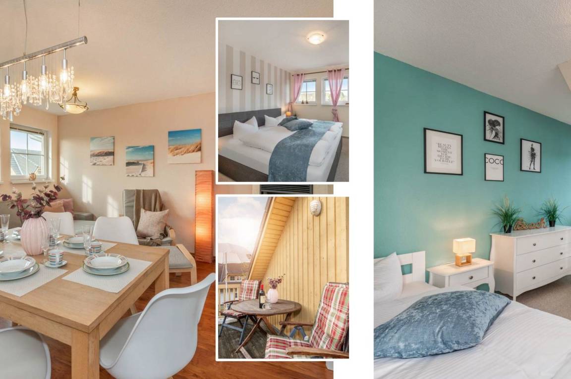 54 M² Ferienwohnung ∙ 2 Schlafzimmer ∙ 4 Gäste - Koserow