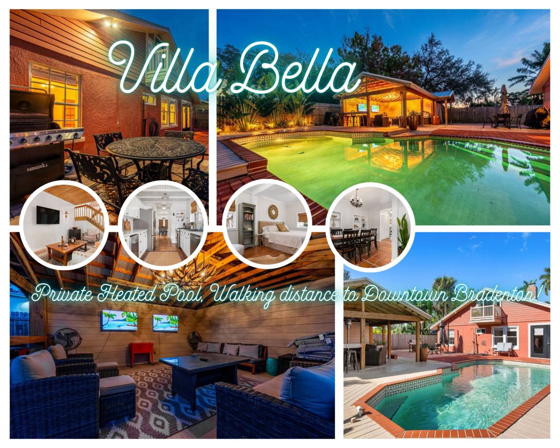 260 M² House ∙ 4 Bedrooms ∙ 9 Guests - Bradenton, FL