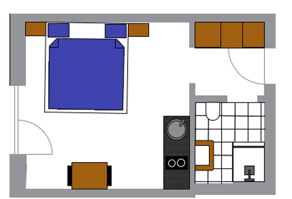 21 M² Ferienwohnung ∙ 2 Gäste - Untersberg