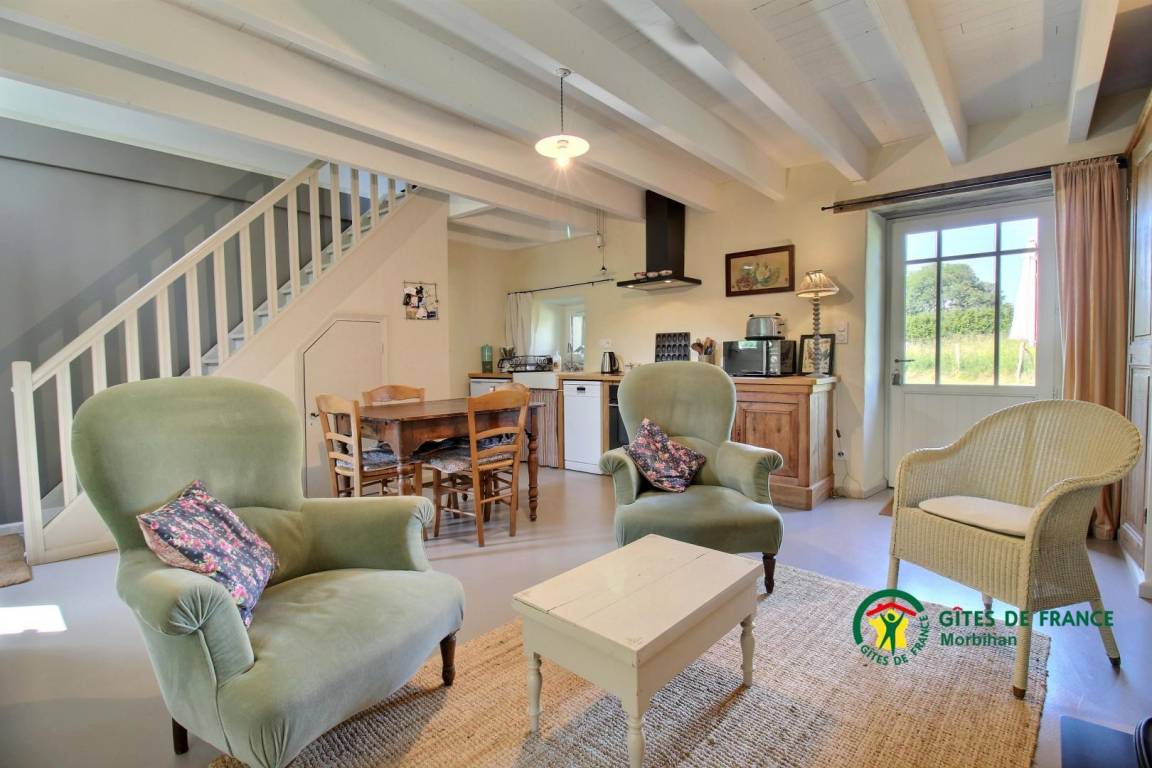 50 M² Gîte ∙ 1 Chambre ∙ 3 Personnes - Mériadec