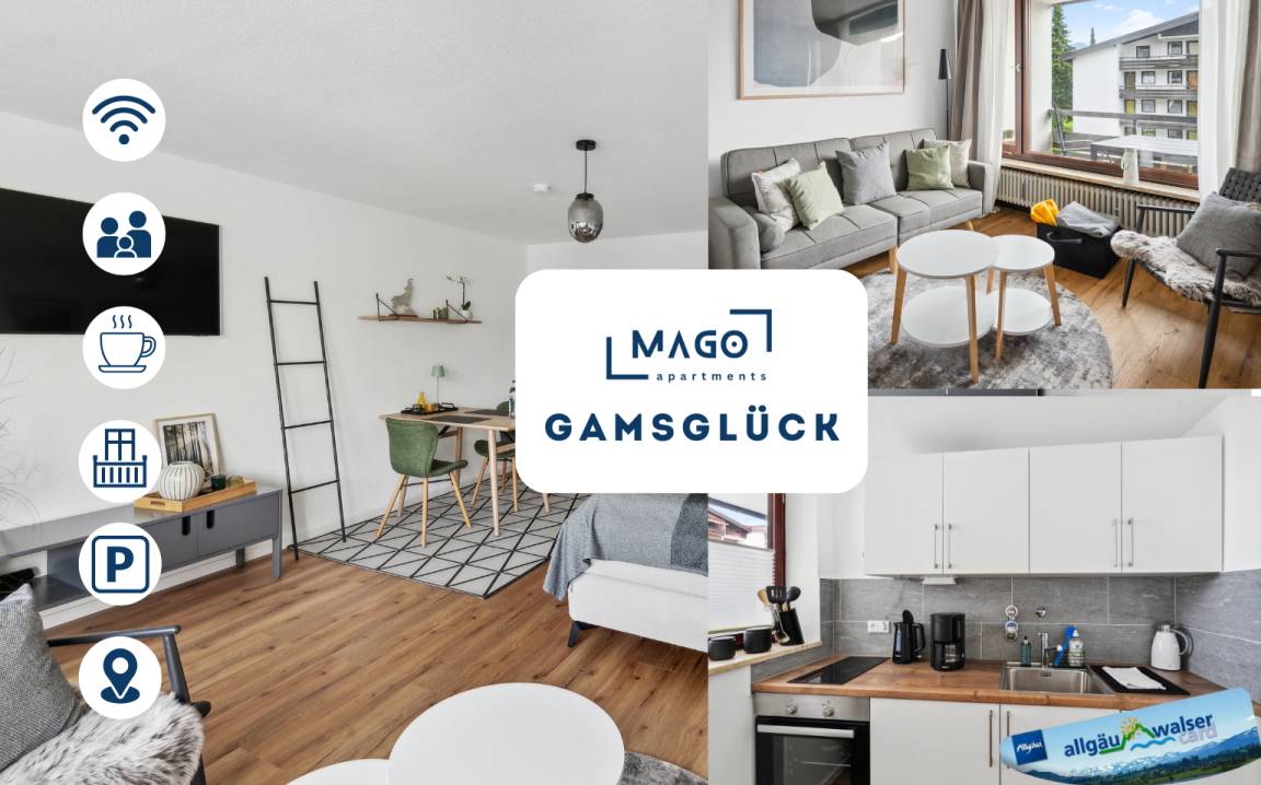40 M² Ferienwohnung ∙ 1 Schlafzimmer ∙ 3 Gäste - Isny im Allgäu