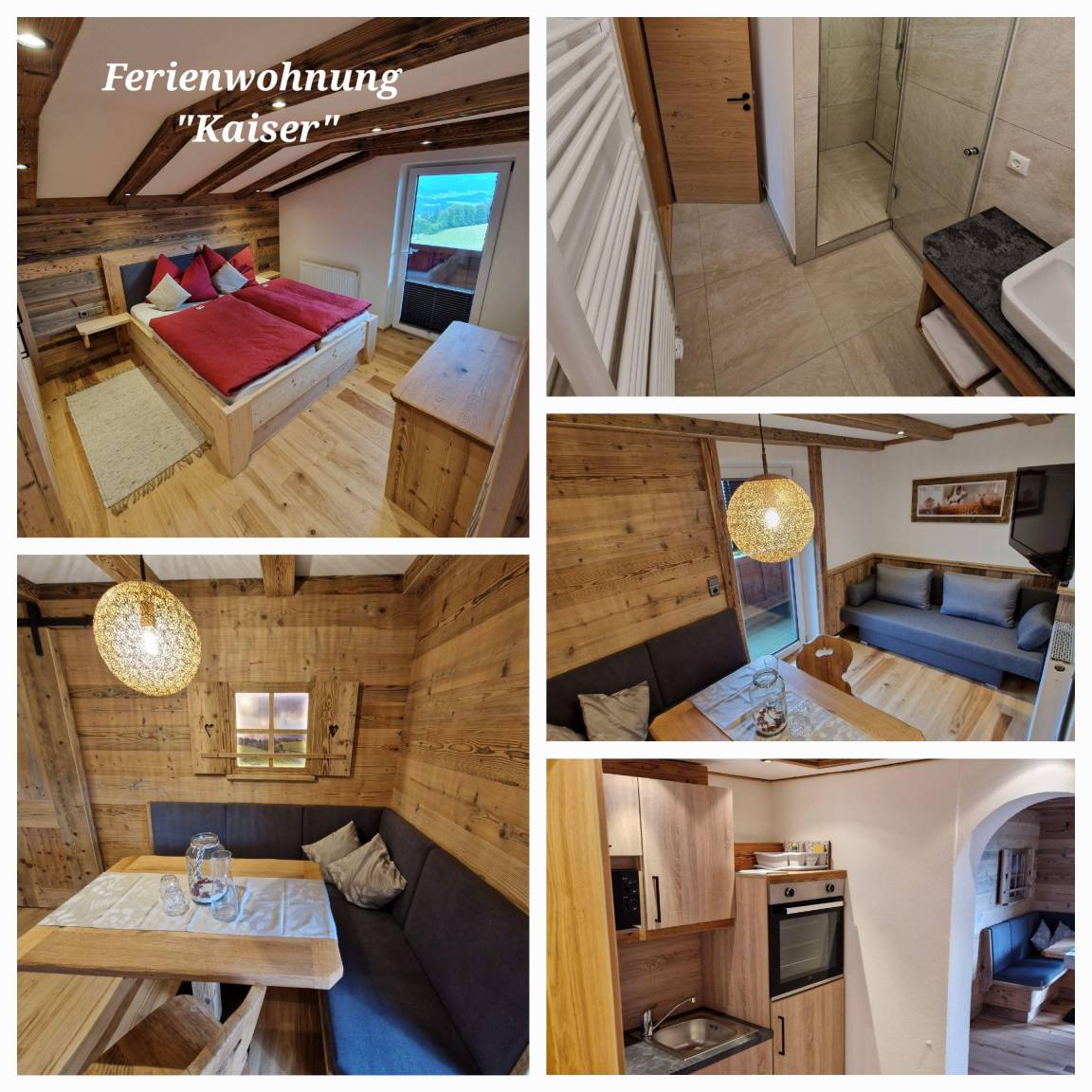 45 M² Ferienwohnung ∙ 1 Schlafzimmer ∙ 2 Gäste - Kössen