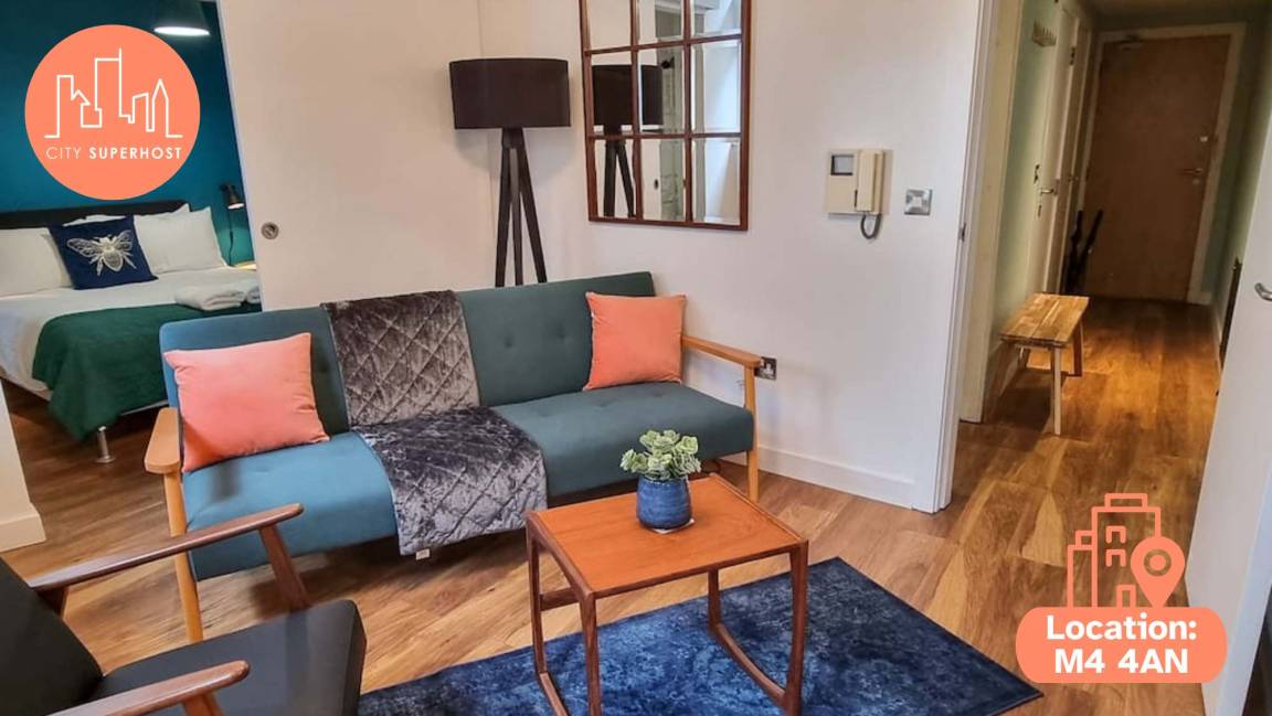 70 M² Apartment ∙ 1 Bedroom ∙ 4 Guests - Spinningfields - Manchester