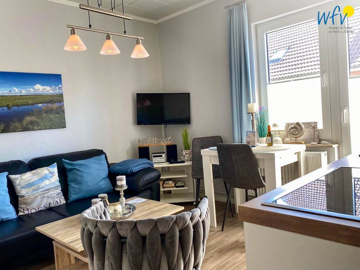 28 M² Ferienwohnung ∙ 1 Schlafzimmer ∙ 3 Gäste - Borkum