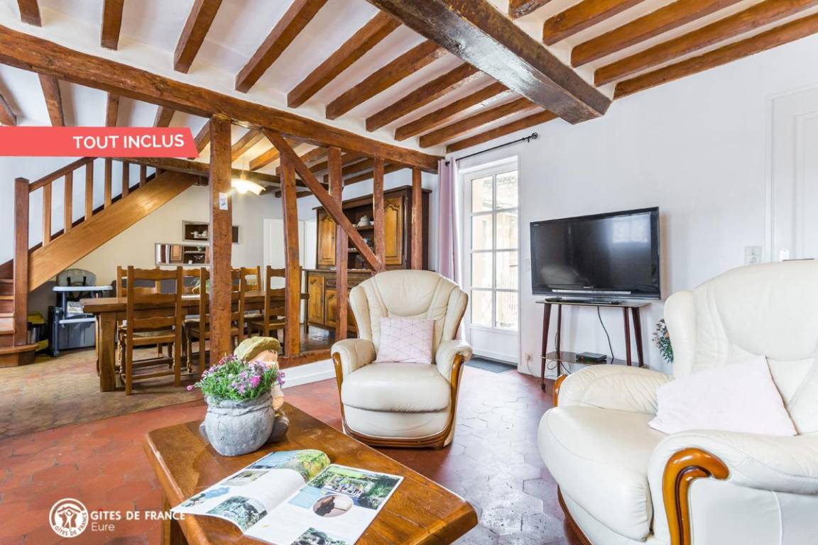 115 M² Gîte ∙ 3 Chambres ∙ 7 Personnes - Les Andelys