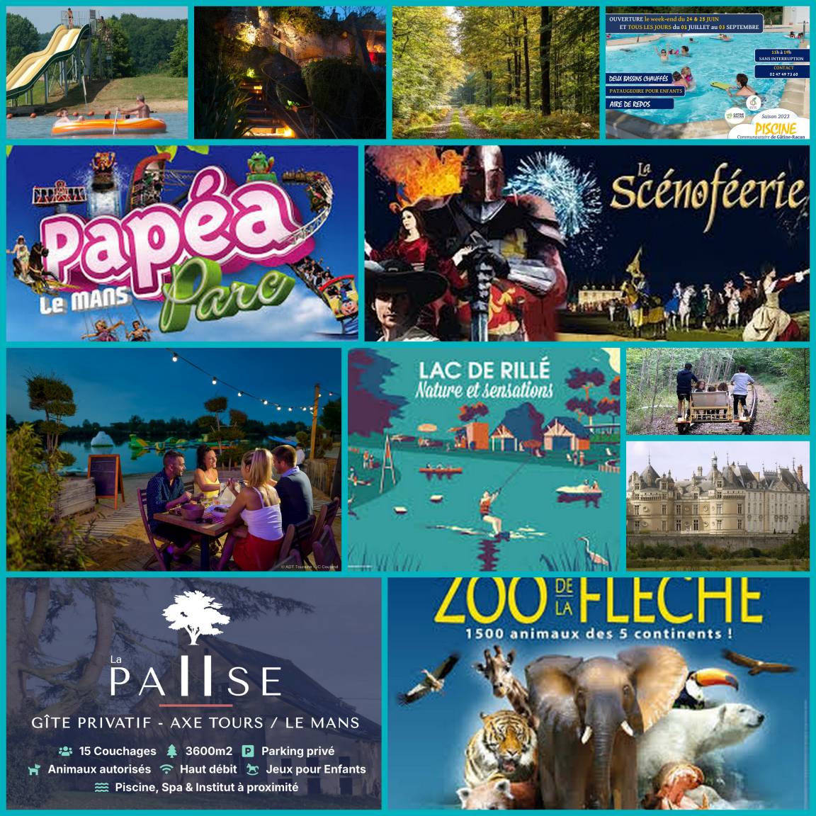 3600 M² Gîte ∙ 5 Chambres ∙ 15 Personnes - Indre-et-Loire