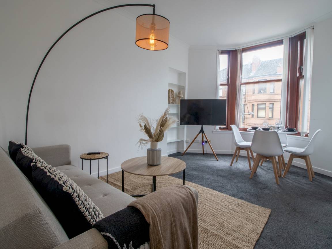 56 M² Apartamento ∙ 1 Habitación ∙ 2 Huéspedes - Glasgow