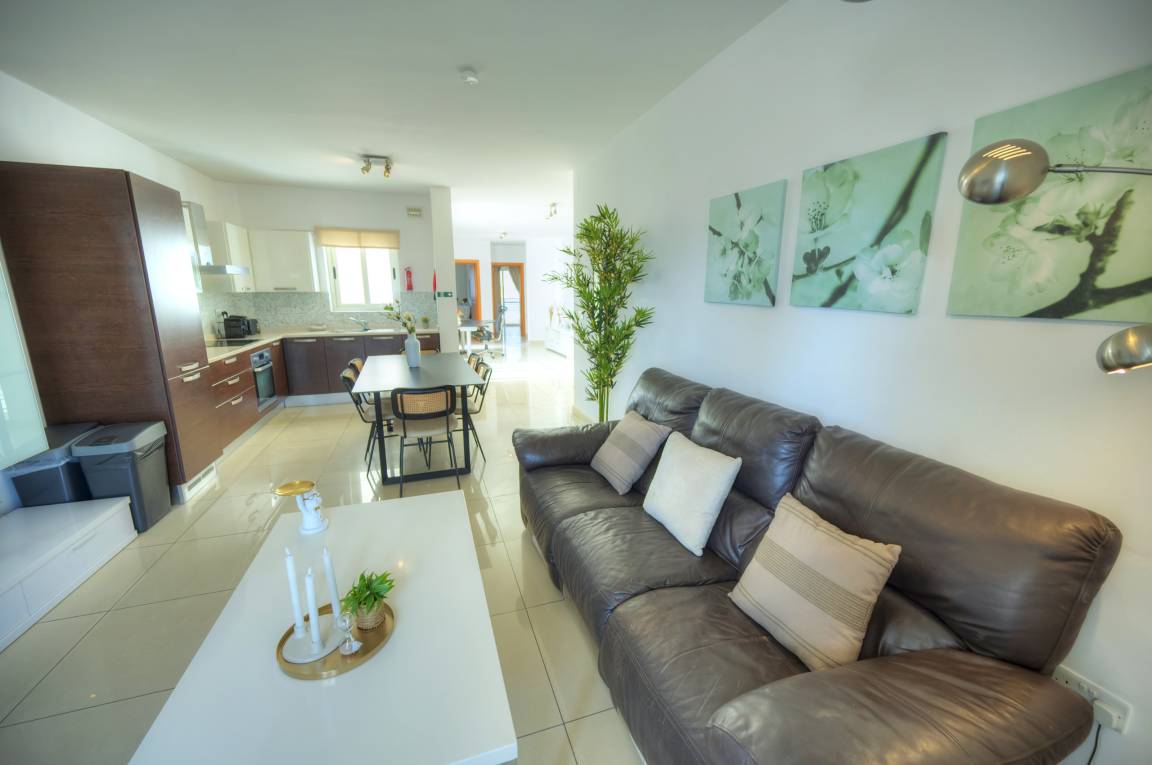 130 M² Apartamento ∙ 3 Habitaciones ∙ 6 Huéspedes - La Valeta