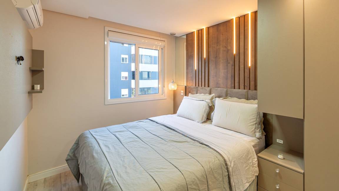 56 M² Apartamento ∙ 2 Quartos ∙ 3 Hóspedes - Canoas