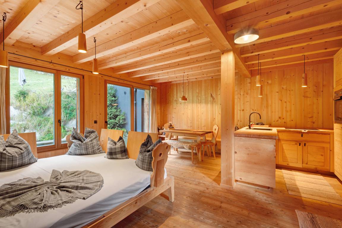 75 M² Ferienwohnung ∙ 1 Schlafzimmer ∙ 4 Gäste - Gsies