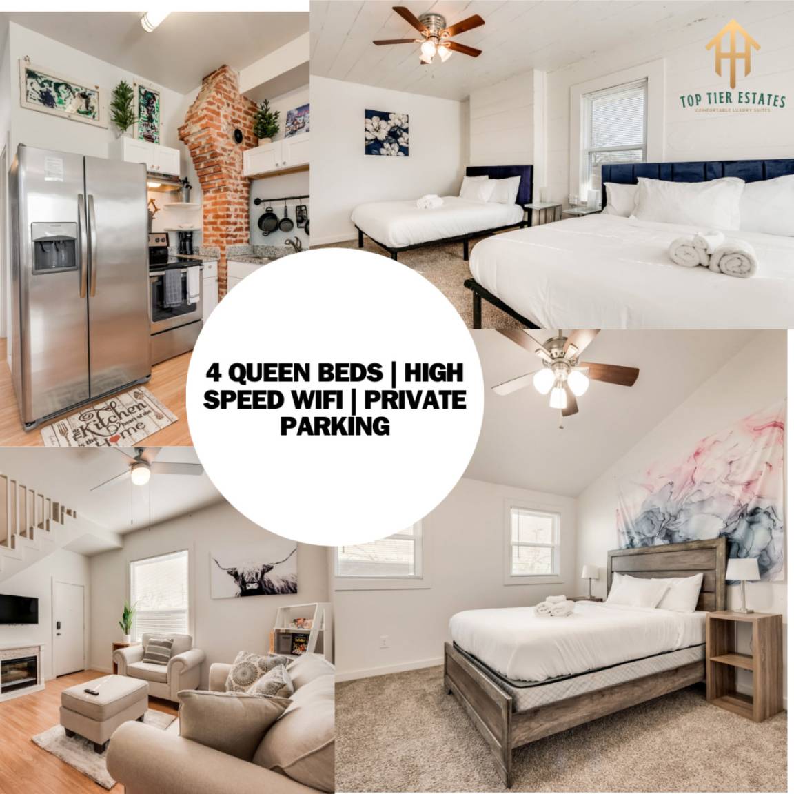 46 M² House ∙ 3 Bedrooms ∙ 10 Guests - Cultural District - Fort Worth