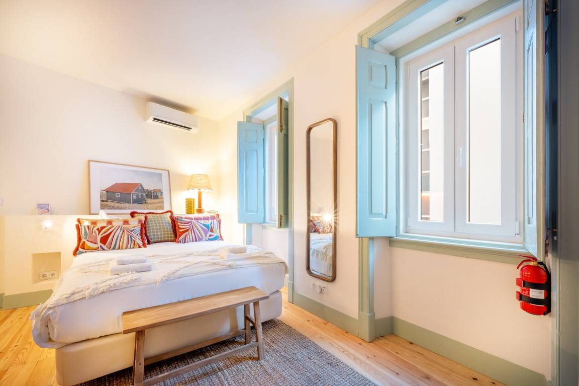 28 M² Estúdio ∙ 1 Quarto ∙ 2 Hóspedes - Almada